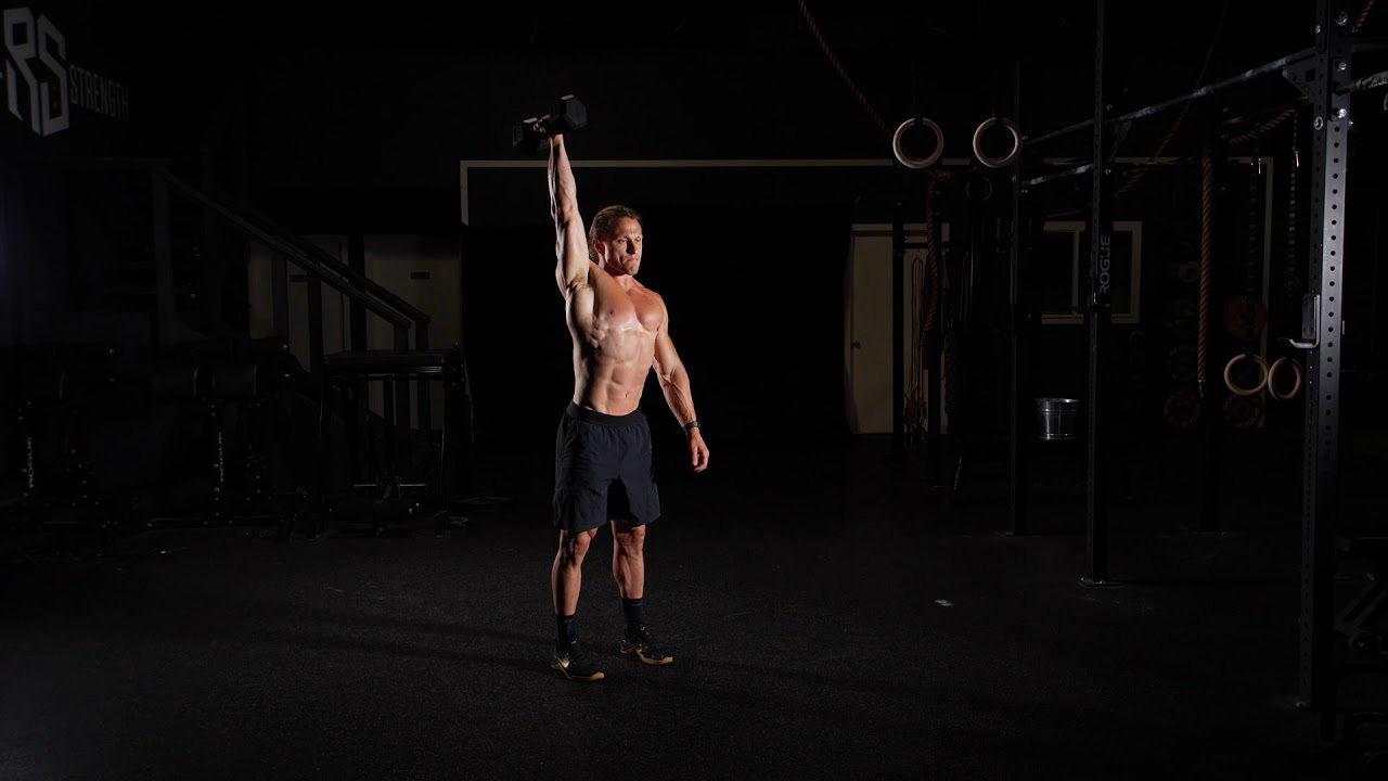 Single Arm Dumbbell Row to Muscle Snatch - YouTube