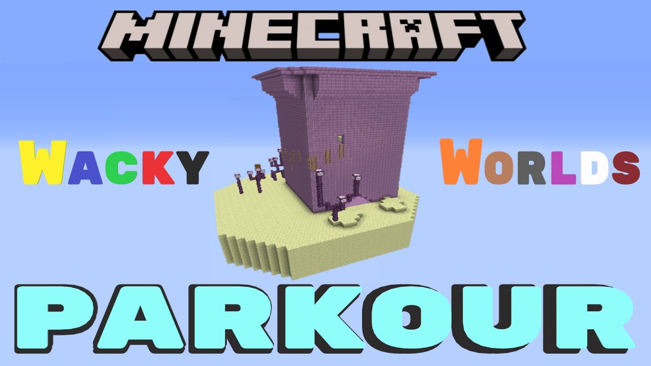 MINECRAFT | Wacky worlds parkour - End | Un extenuante recorrido ...
