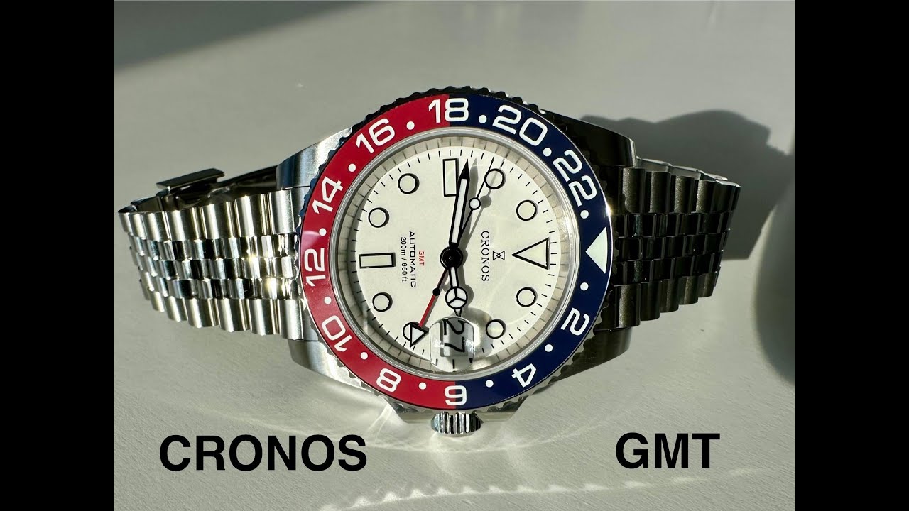 Cronos GMT "Pepsi" Review Video - YouTube