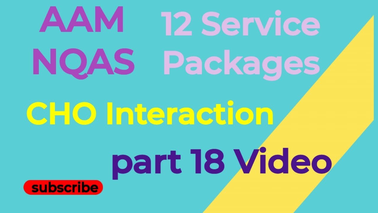 12 SERVICE PACKAGES CHO INTERACTION PART 18 NQAS VIDEO - YouTube