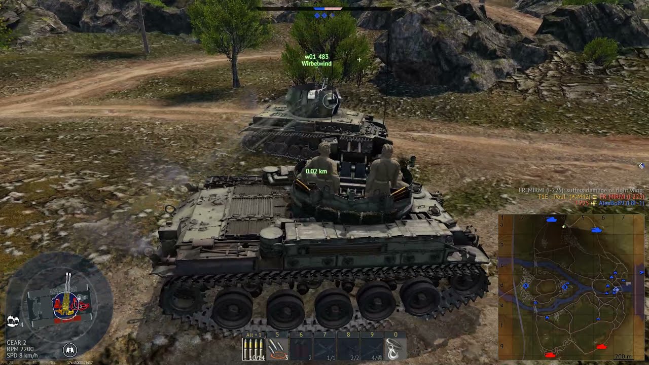 War Thunder; M42; Hunting for planes with SPAA; Ground Arcade - YouTube