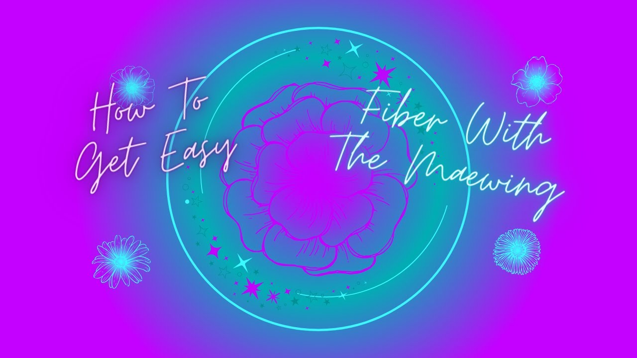 How to get easy fiber with the maewing - YouTube