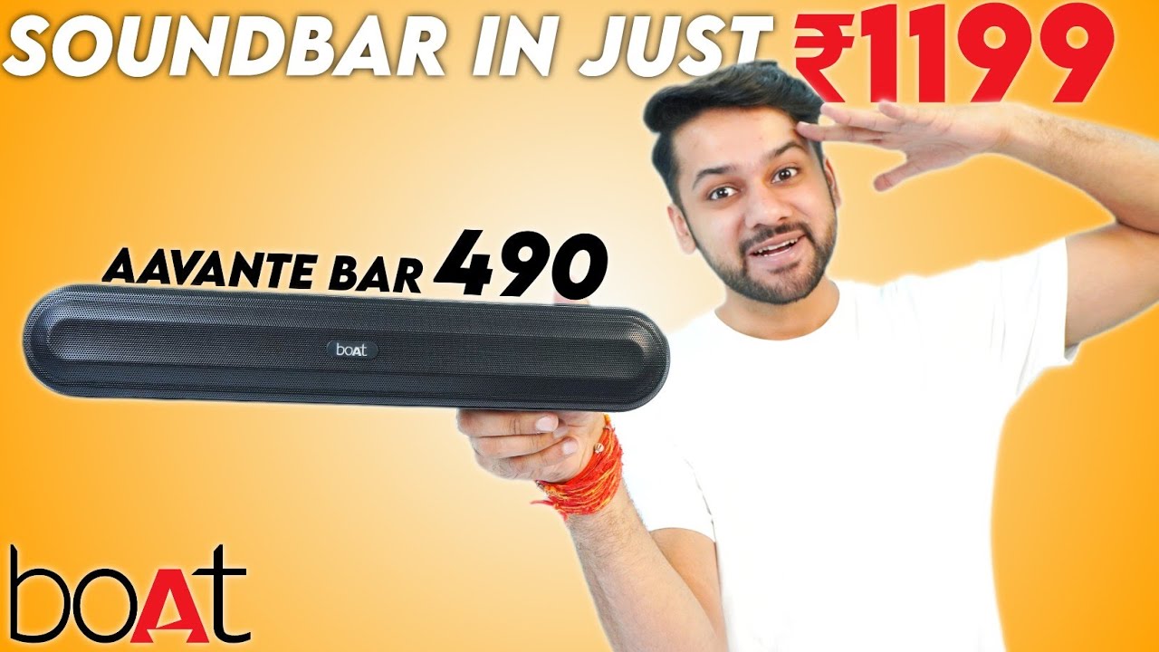 Best Soundbar 2023 Under ₹1200🔥| boAt Aavante Bar 490 With inbuilt ...