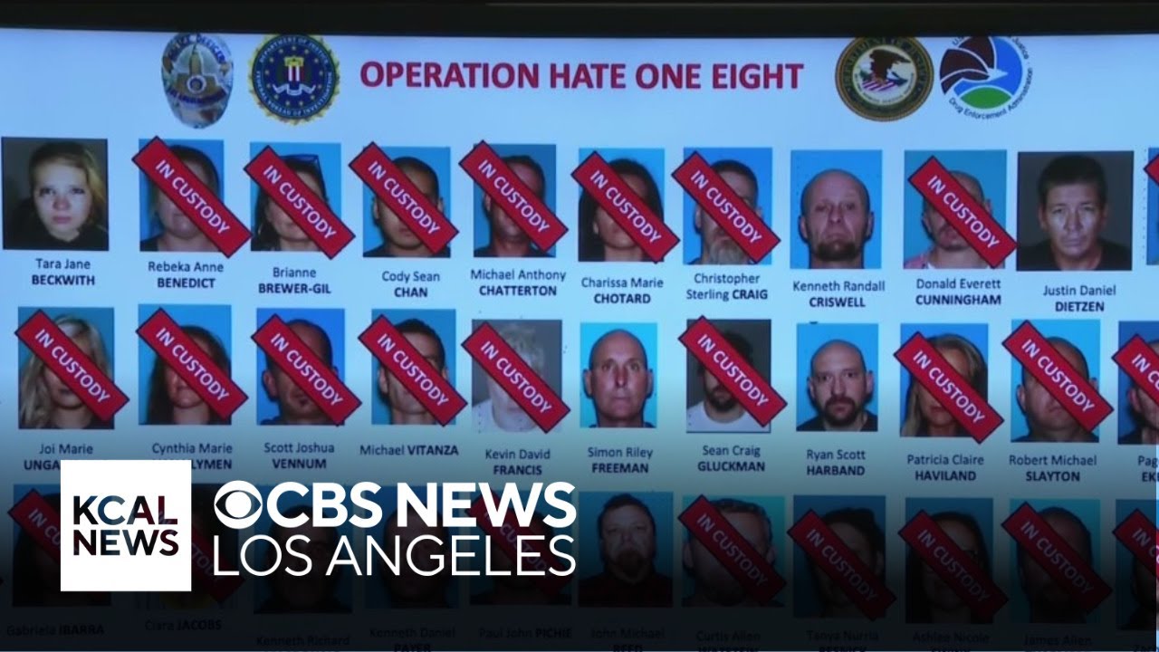 68 people indicted in probe of violent neo-Nazi gang, feds say - YouTube