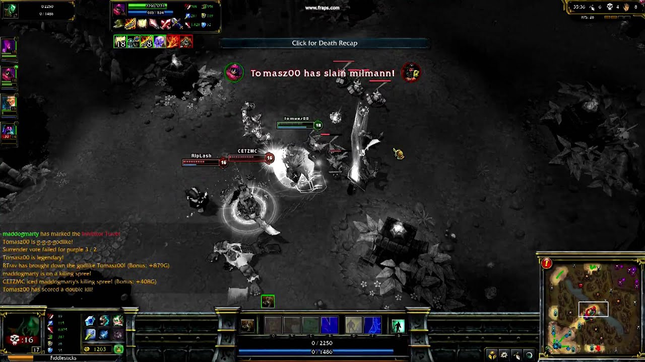 league of legends, jax quad kill - YouTube