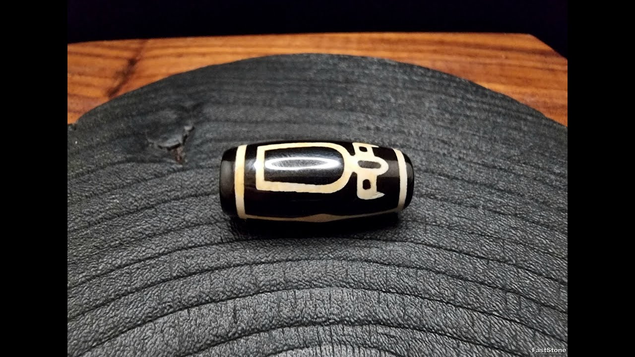 Batu Akik Dzi High Silk Dewa Rejeki Wealth Stone Blessed Tibet 30mm ...