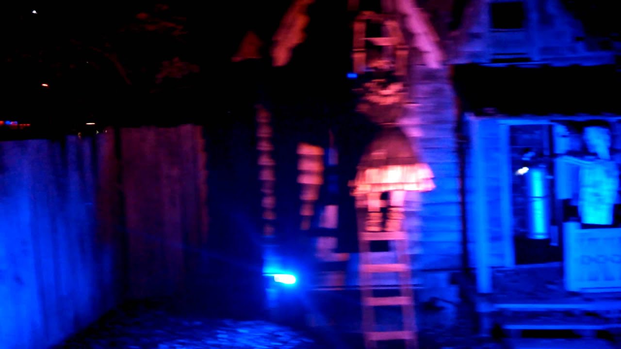 Cedar Point Skeleton Train at Night - YouTube