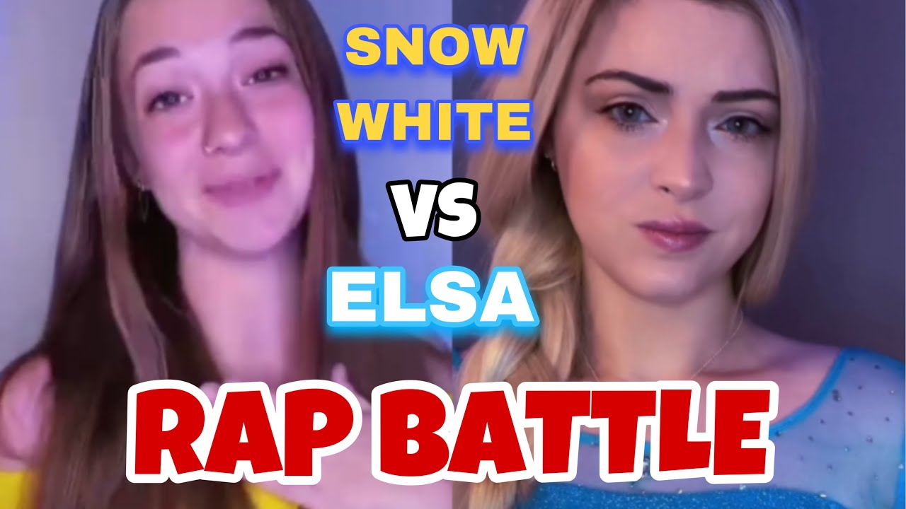 #pov Snow White and Elsa have a rap battle. (COLLAB: @CrazyCae ️) # ...