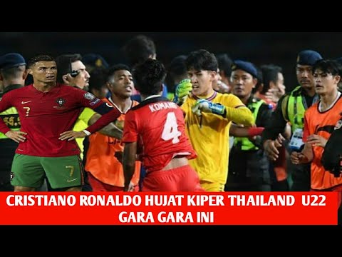 HARI INI || CRISTIANO RONALDO HUJAT KIPER THAILAND U22 SAAT LAGA INDONESIA U22 DI SEA GAMES 2023 ...