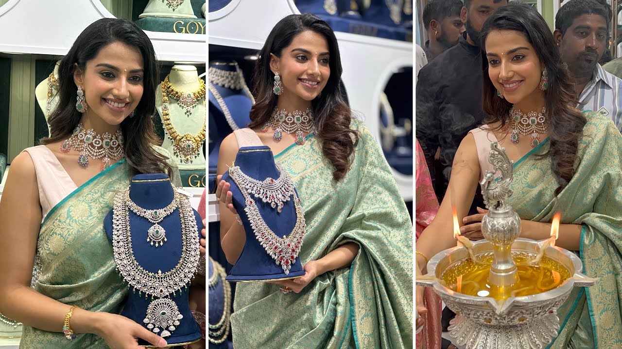 Meenakshi Chaudhary At Goyaz Jewellery Grand Opening Actress meenakshi-chaudhary-at-goyaz-jewellery-grand-opening-actress