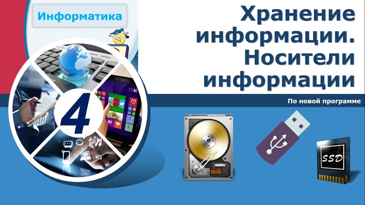 Информатика 4 класс Хранение информации Носители информации Youtube