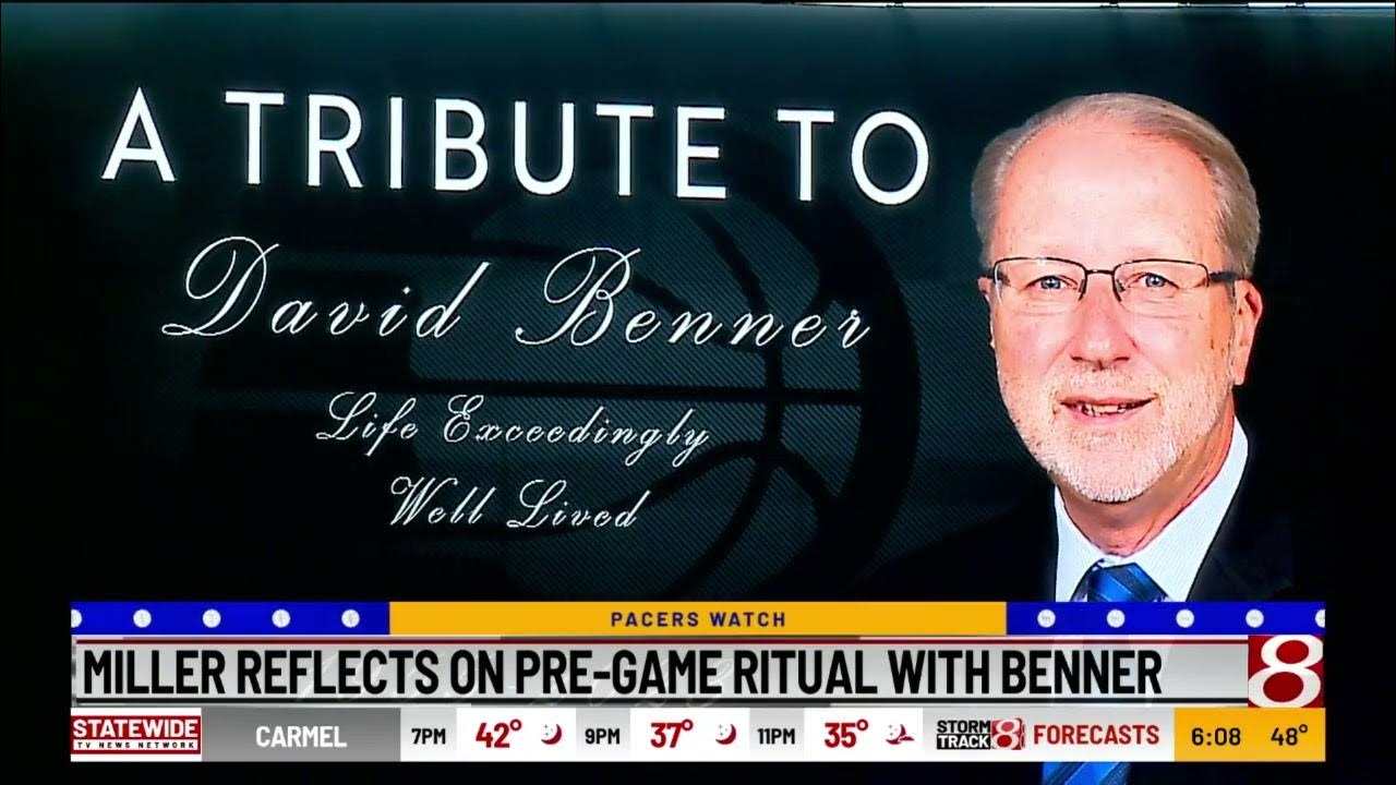 Pacers hold memorial service for David Benner - YouTube
