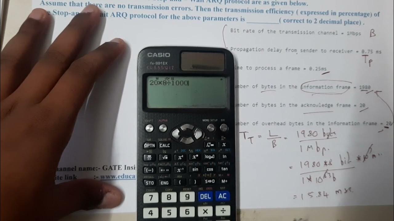 GATE CSE 2017 Set 1 || Computer Networks || GATE Insights Version: CSE - YouTube