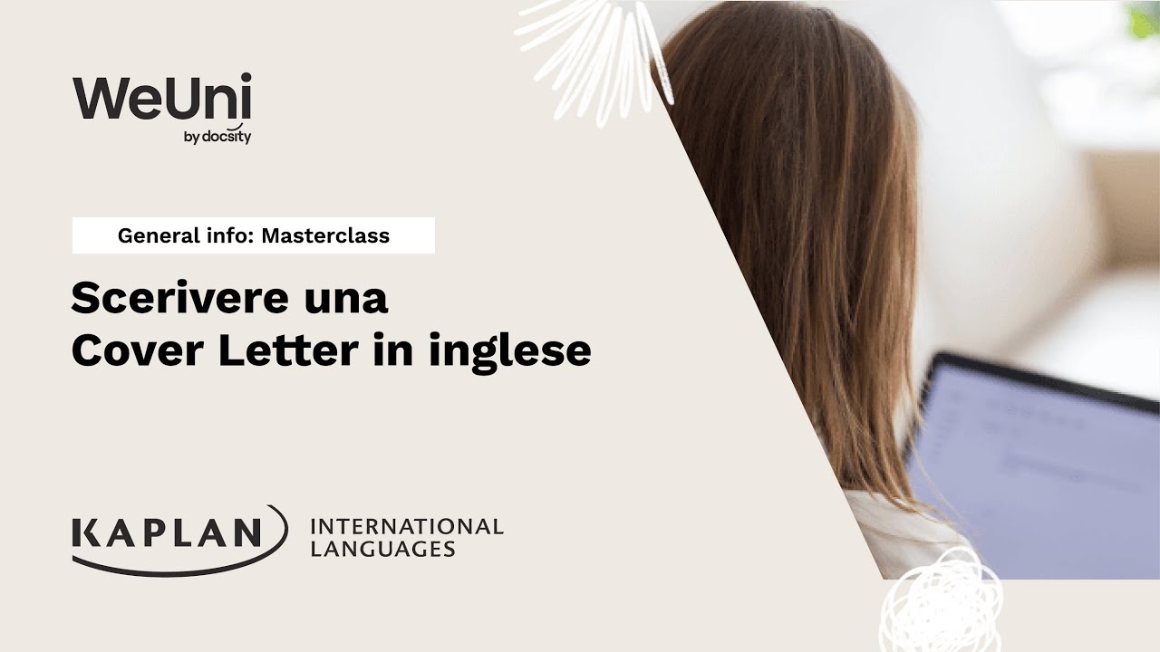 Scrivere una cover letter in inglese - Kaplan International Languages - YouTube