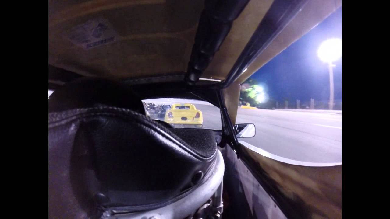 Trevor Rizzo Bandolero Outlaws at Concord Speedway 8/16/14 In Car - YouTube