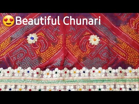 Rajasthani Chunari Design||Chunari Design||Rajasthani Chunari Review ...