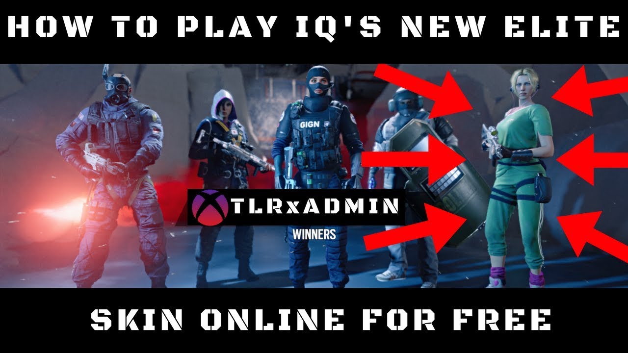 How to play IQ's elite skin online for FREE - rainbow six siege ( read ...
