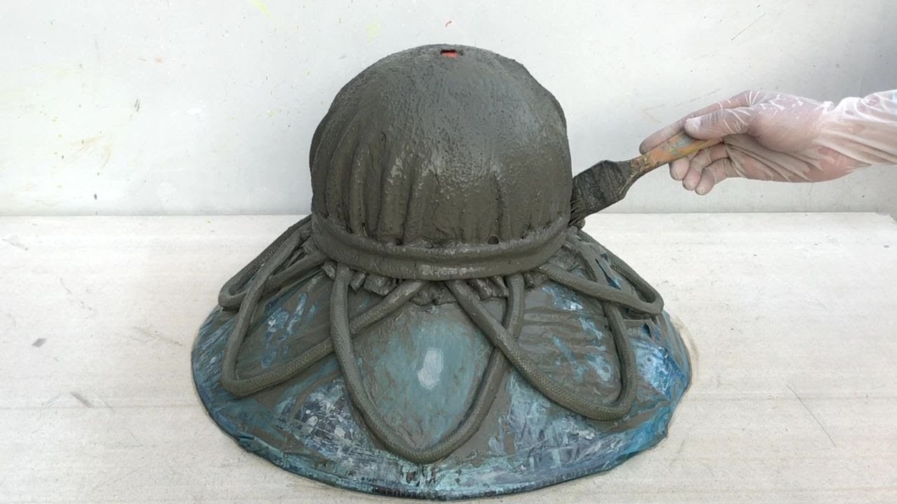 How to DIY Cement Flower Pots at Home / Super Ideas From Cement - YouTube