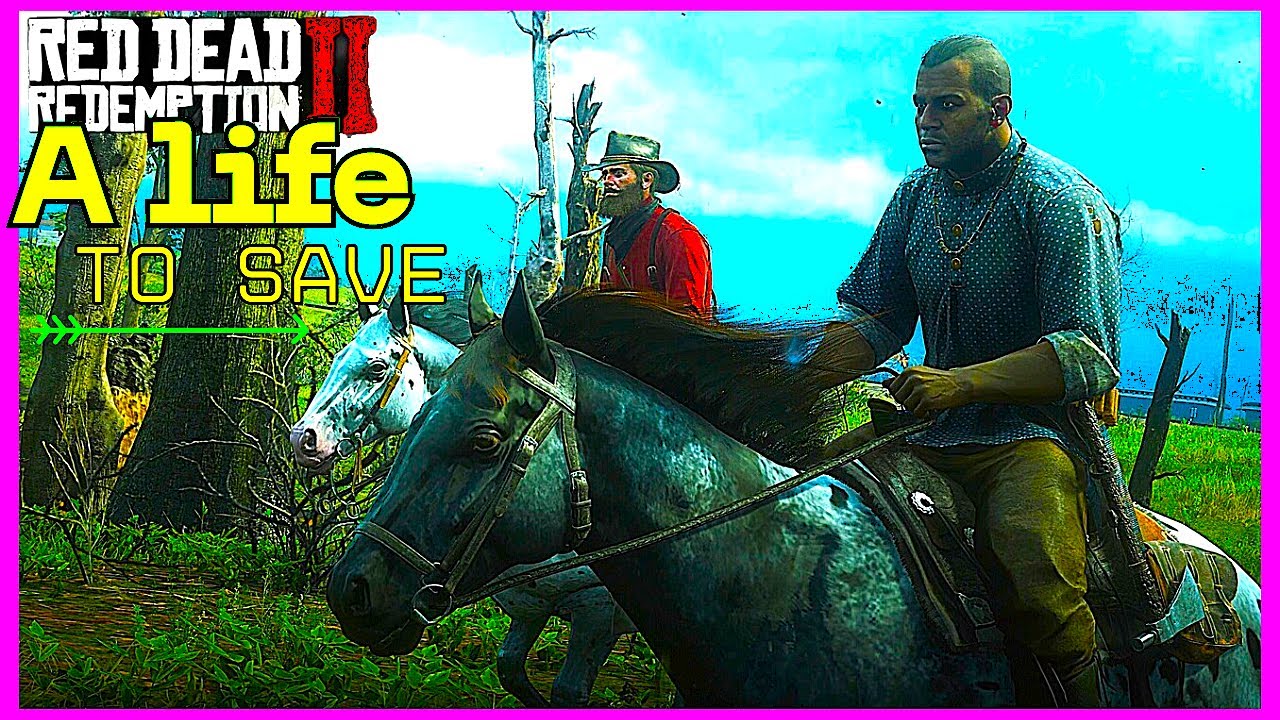Saving the Indian Soldier [4K ] Red Dead Redemption 2 # ...