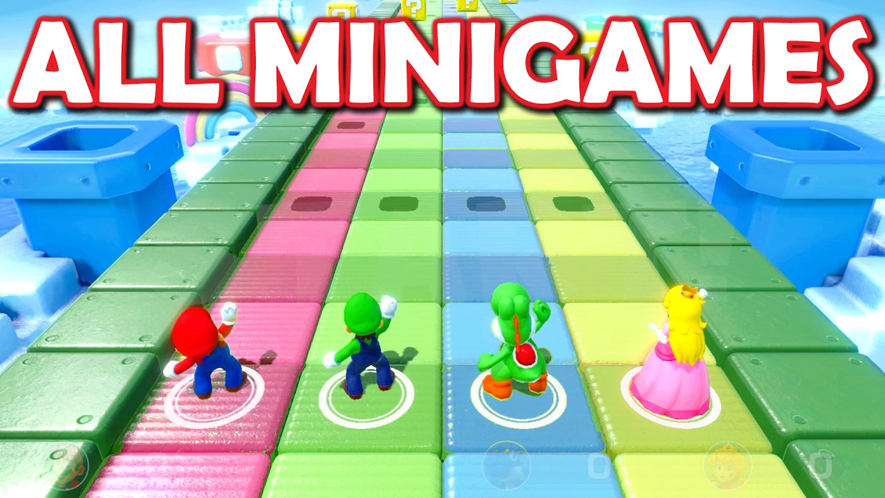 Super Mario Party - ALL MINIGAMES! (Master Difficulty CPUs) [Nintendo ...