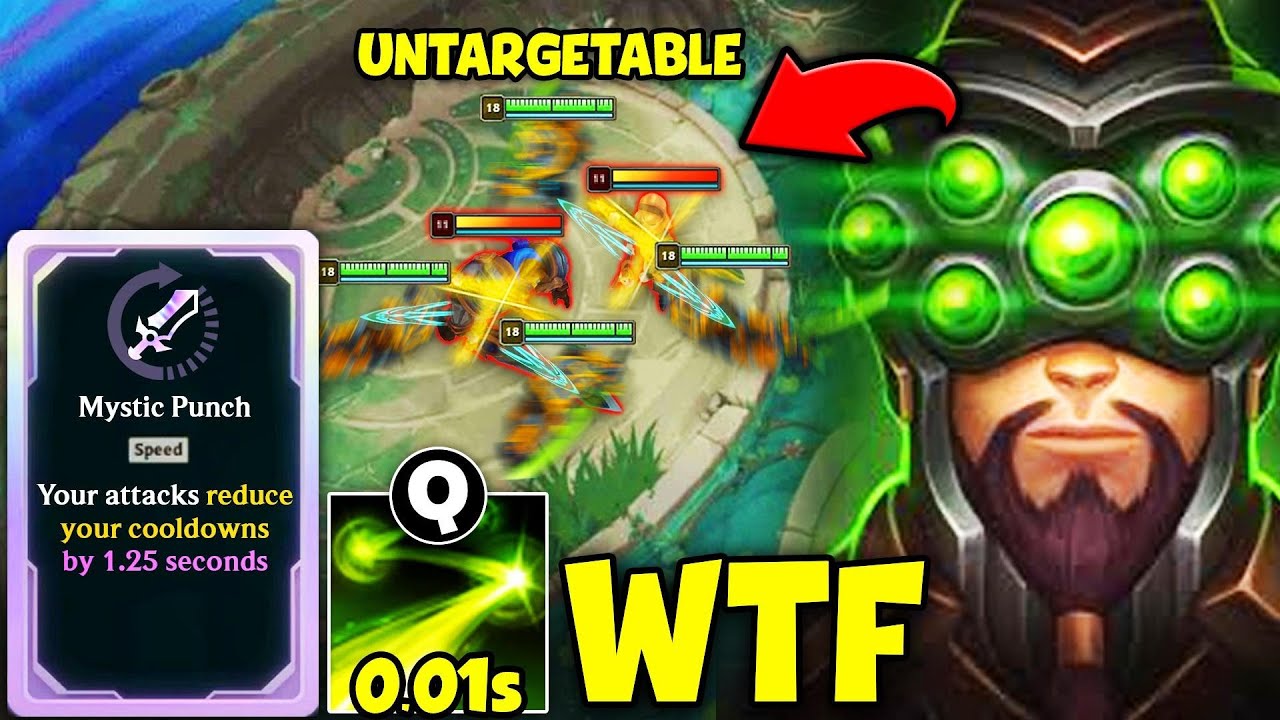 When Master Yi gets this Augment he becomes permanentely untargetable (THIS IS UNFAIR) - YouTube