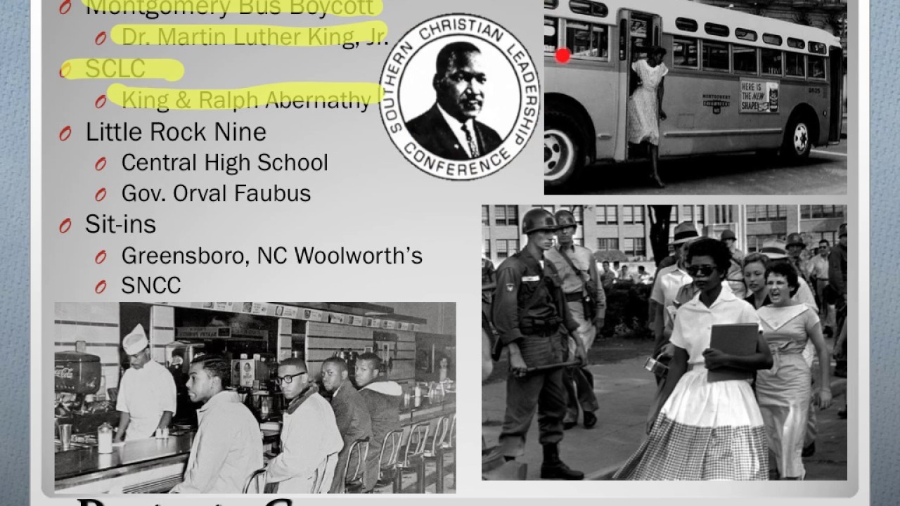 Civil Rights Slide 2 Protests Grow - YouTube