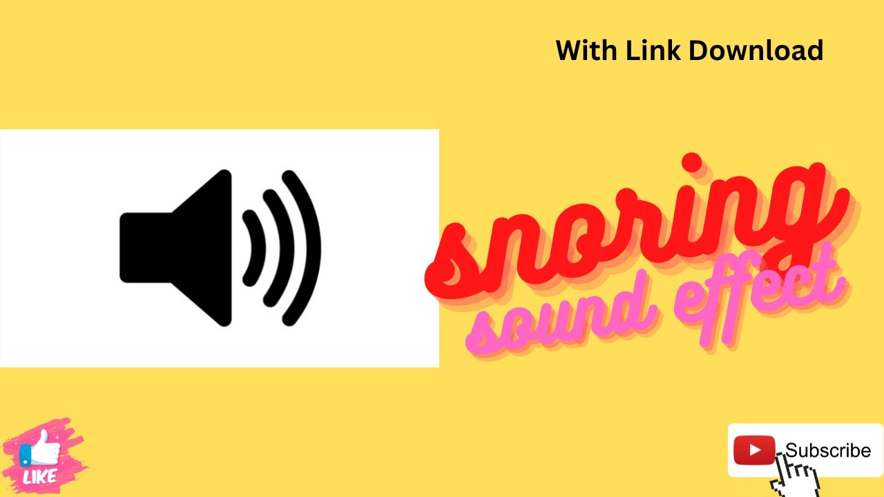 Snoring sound effect - YouTube