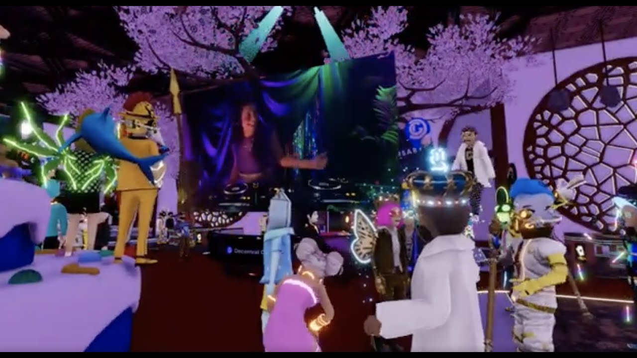 DG Second Anniversary - Decentraland DJ Set w/ Jes Danz (Recap) - YouTube