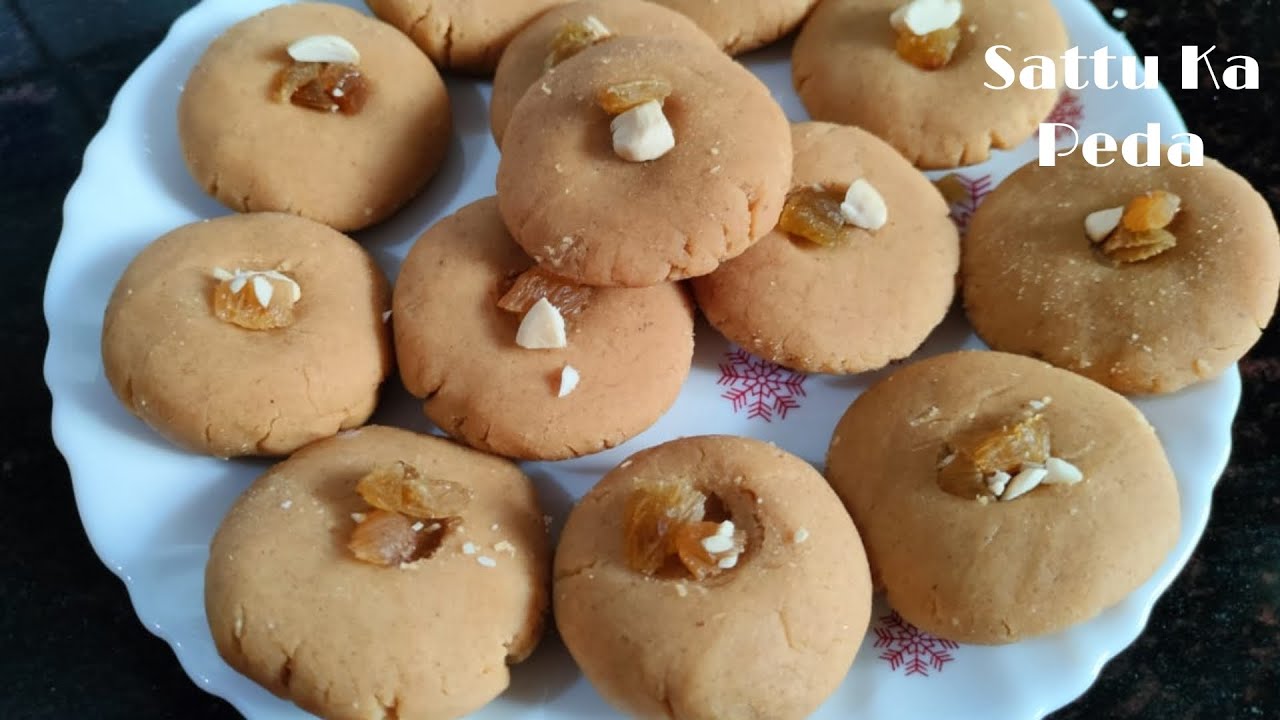 Sattu Ka Peda Recipe | Sattu Ki Mithai | CookWithPunam - YouTube
