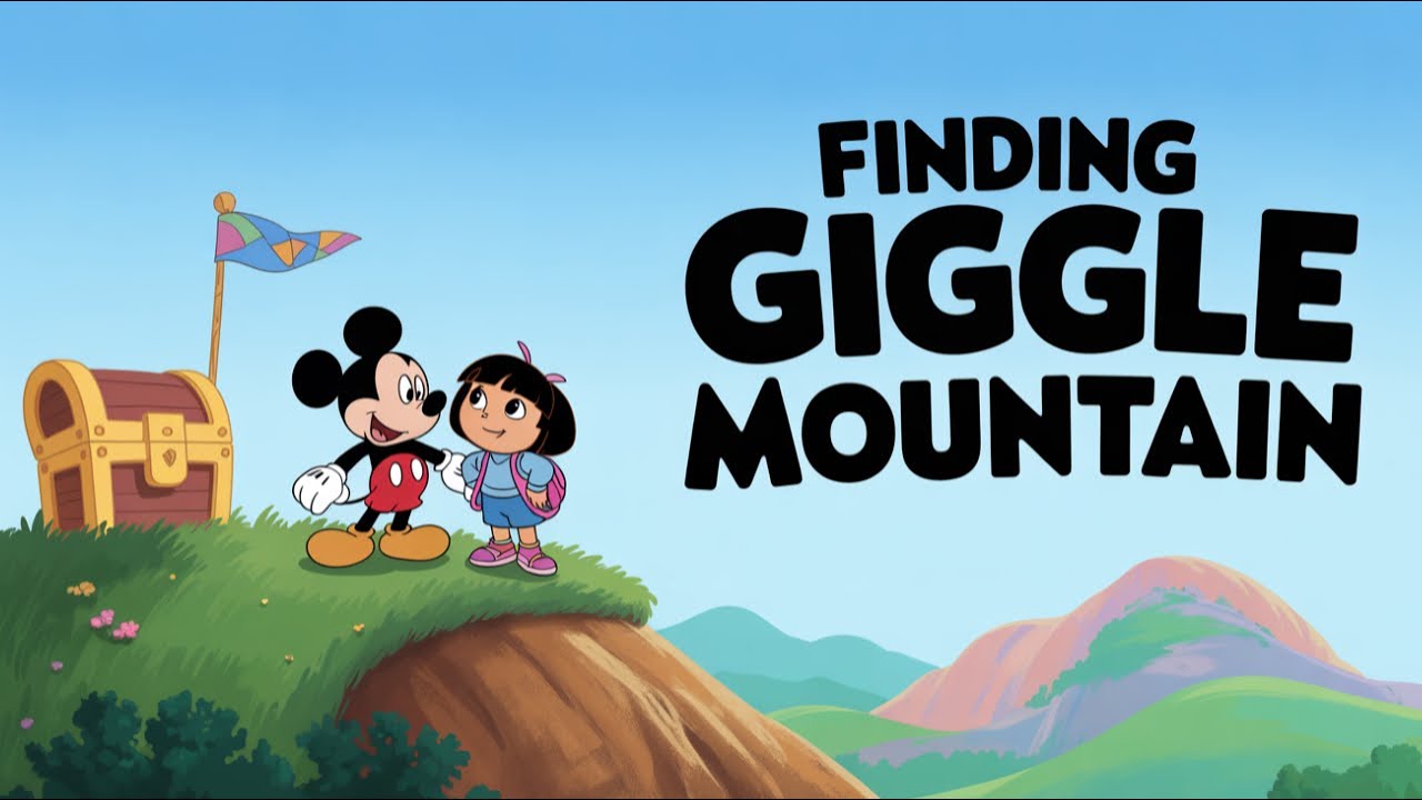 Mickey Mouse & Dora: The Map of Giggle Mountain | bedtime stories - YouTube