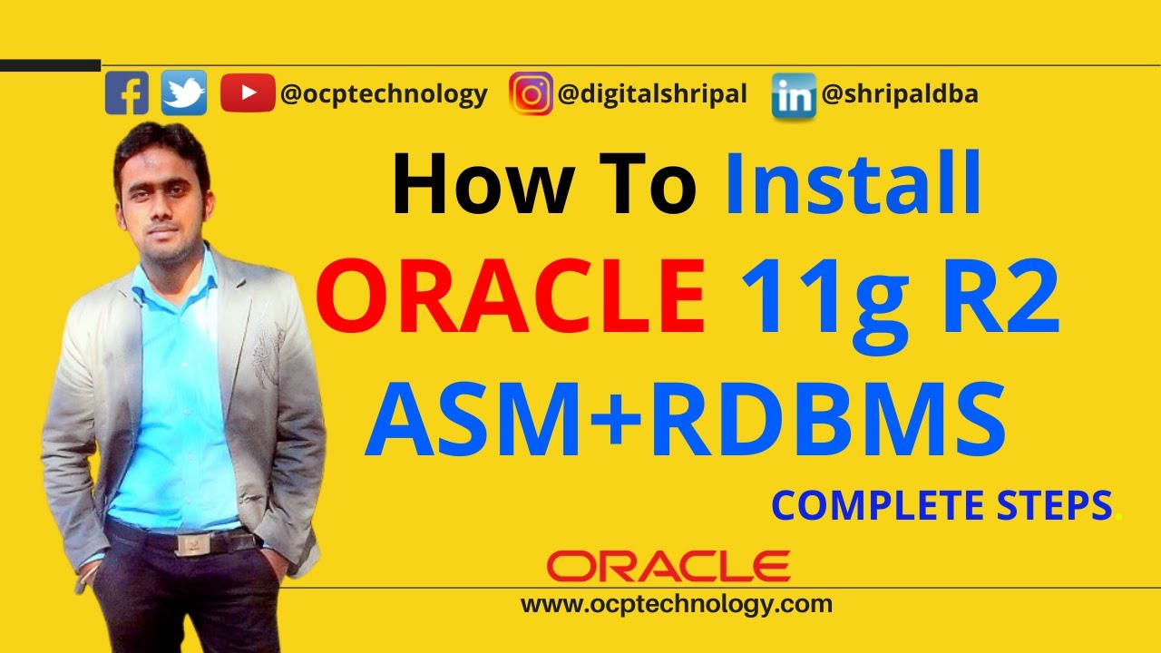How To Install Grid Infrastructure Asm With Rdbms In Oracle 11g R2 7592