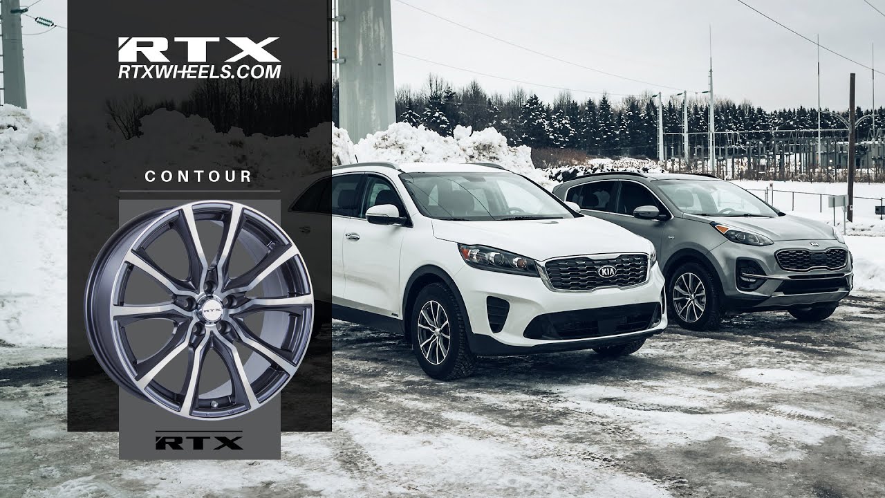 Kia Sorento and Sportage on RTX Contour Gunmetal Machined | RTX Wheels ...