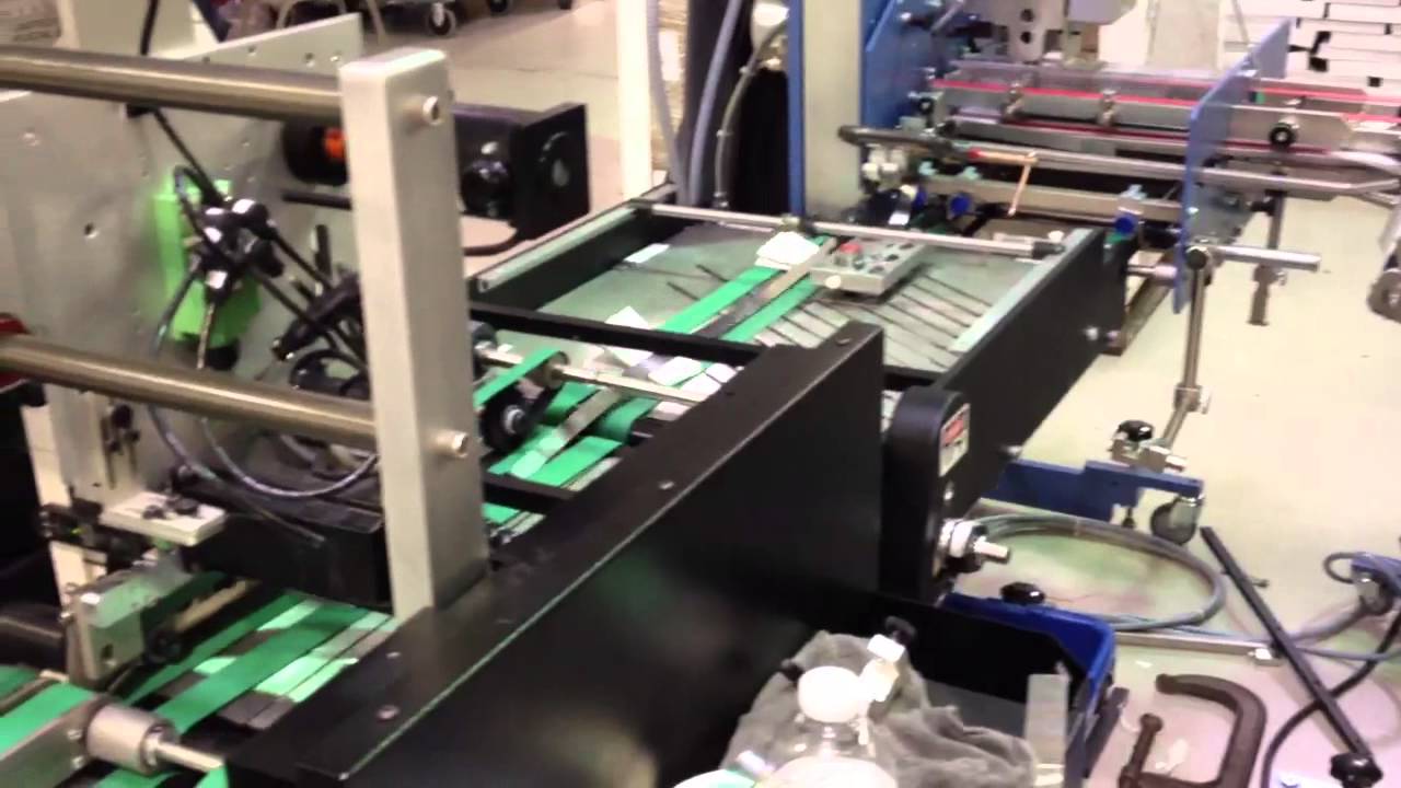 Precision Finishing - PI tabbing inline with MBO folder - YouTube
