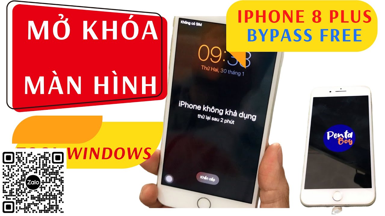 Cách Bypass Mở Khóa Màn Hình - iCloud iPhone 8 Plus Bằng Tool iBoy ...