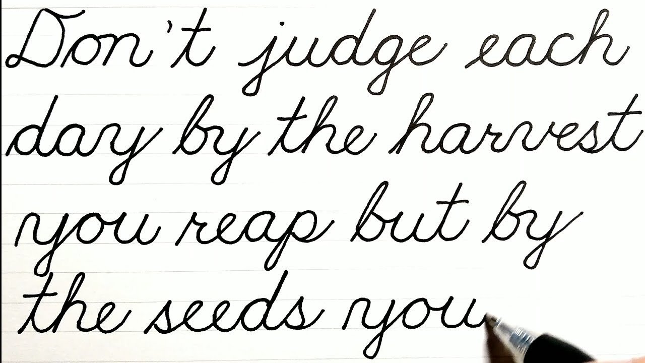 Inspiring Quote By Robert Louis Stevenson | Cursive Writing Never Stops ...