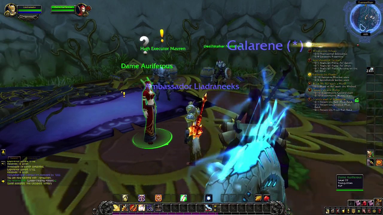 WOW: Starter Zones: Blood Elf Part 9 - YouTube