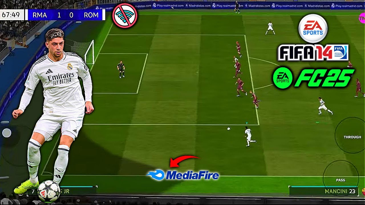 Fifa 14 Mod FC 25 Android Offline [Apk+Obb+Data] Link Direto MediaFire ...