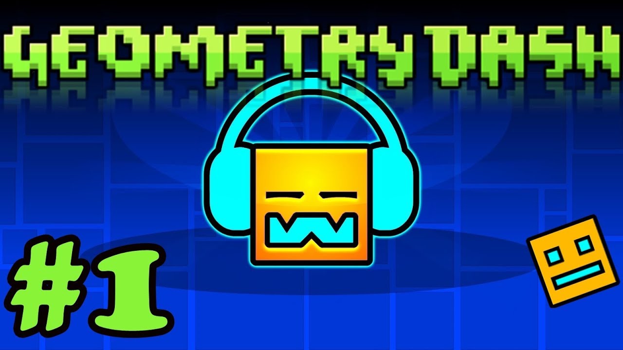 Geometry Dash Gameplay #1 - Stereo Madness! - YouTube