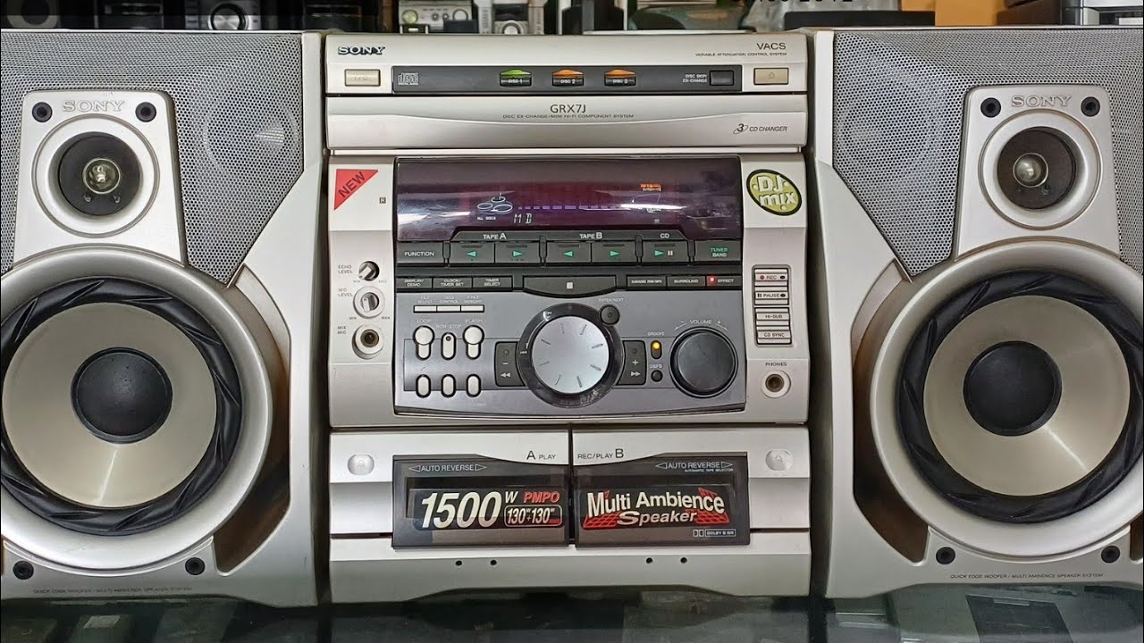 sony mhc-grx7 2 channel hi-fi system - YouTube