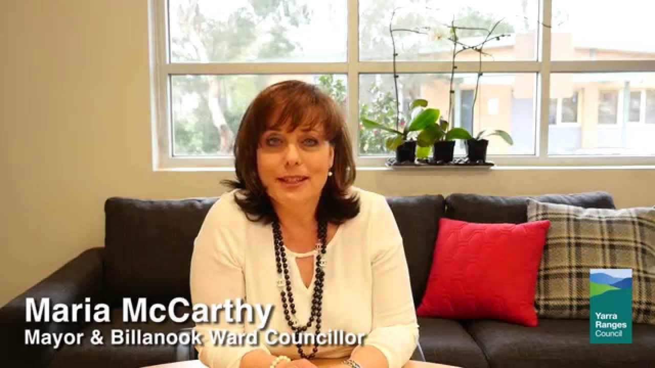 Mayor Maria McCarthy talks to Director of Corporate Services Troy ...