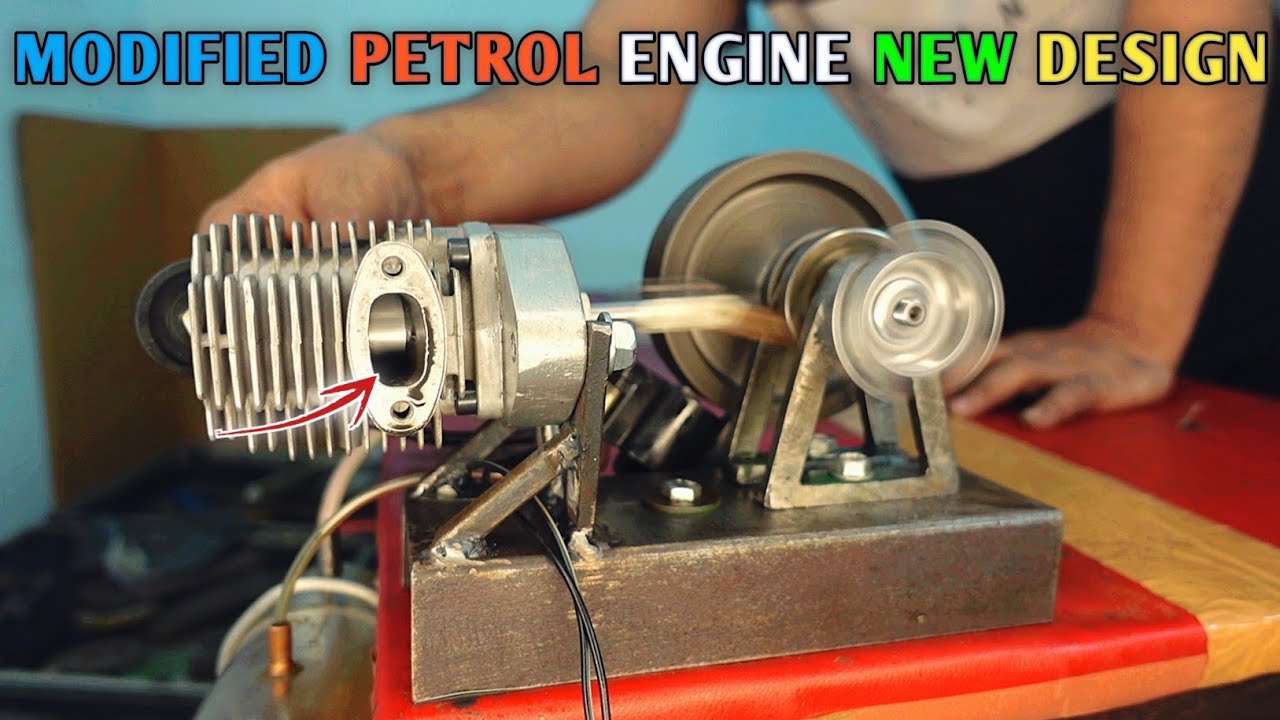 High Speed Petrol Engine Homemade || Mini Engine || Steam Engine - YouTube