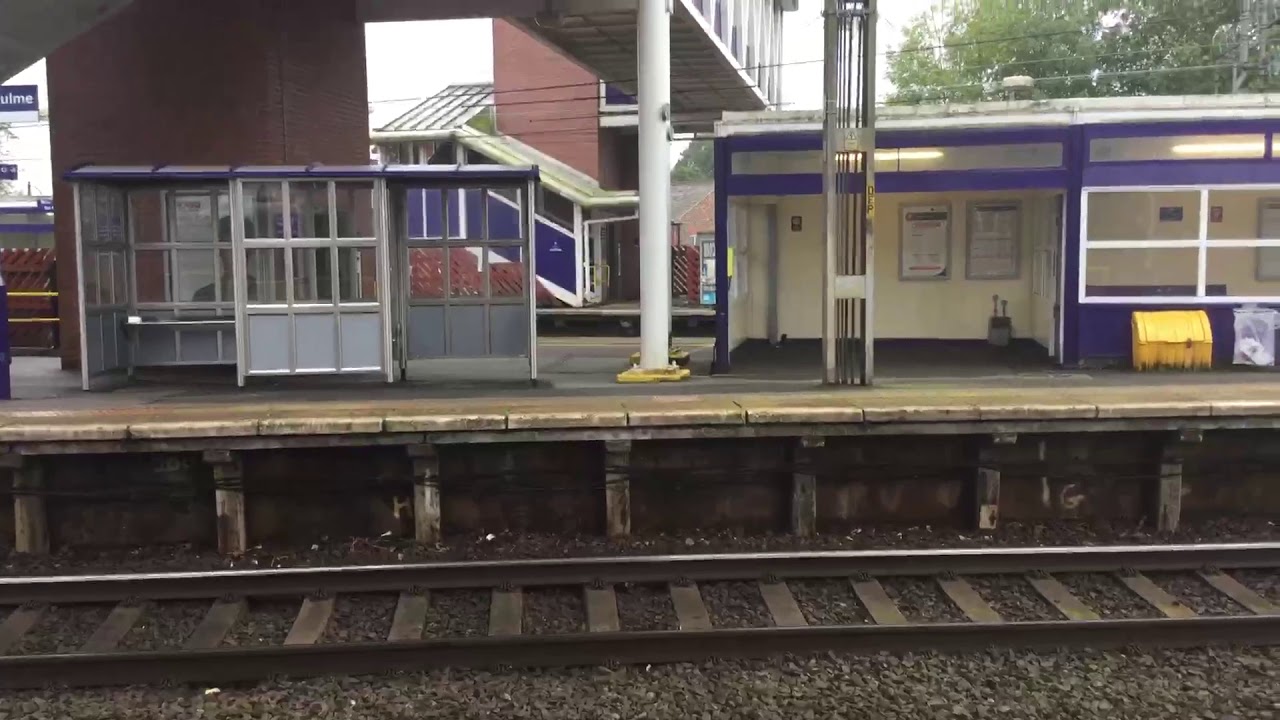 Trains at cheadle Hume station - YouTube