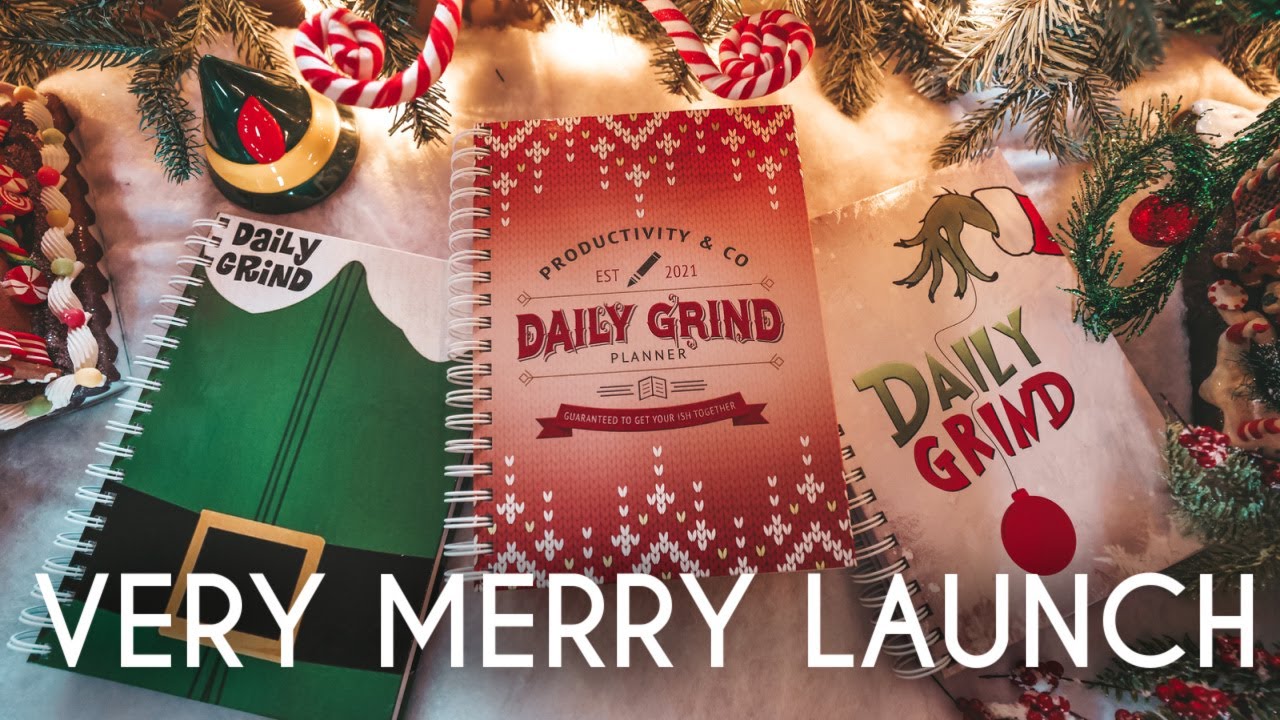 The NEW *Very Merry* Daily Grind Planner - Exclusive Christmas Launch ...