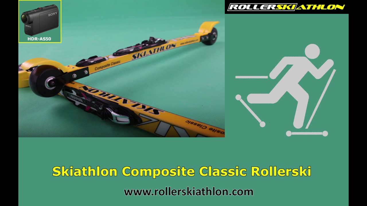 Skiathlon Rollerski training - Classic technique - YouTube