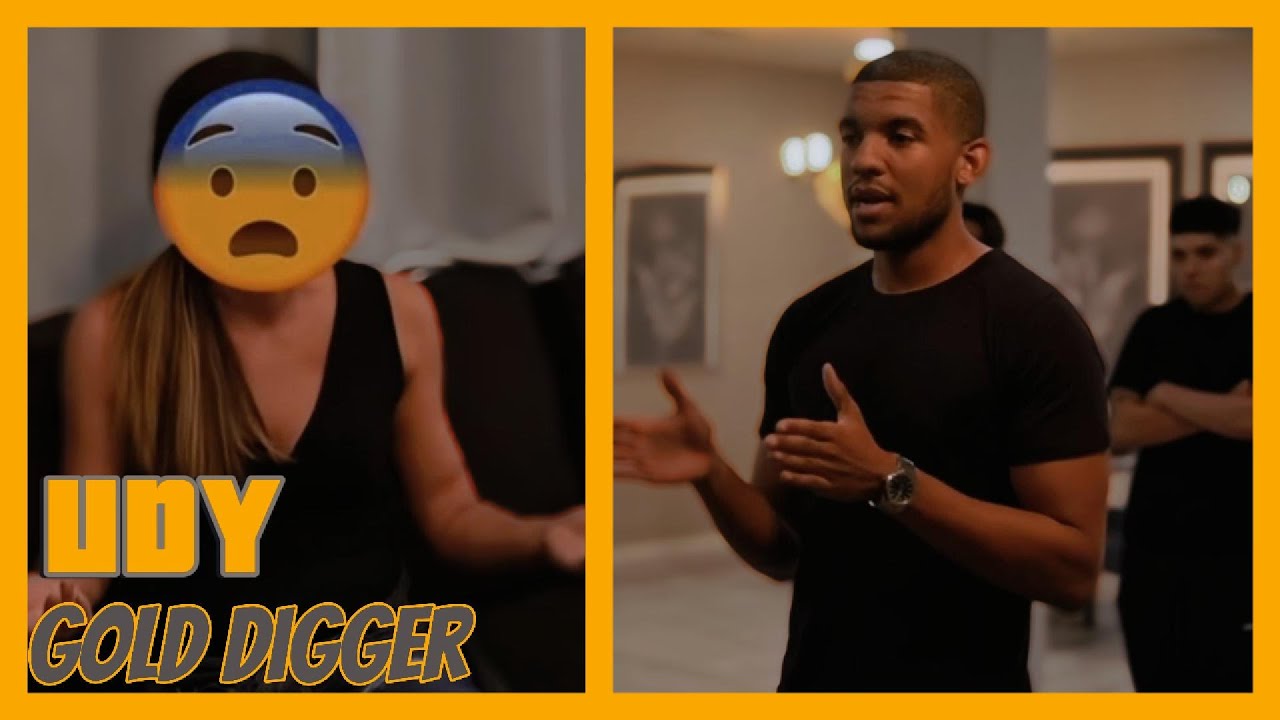 Crazy Gold Digger Reaction (UDY) - YouTube