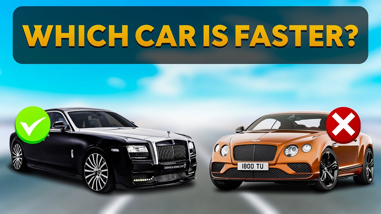 TRY TO GUESS WHICH CAR IS FASTER! | SUPER HARD TO GUESS ALL! - YouTube