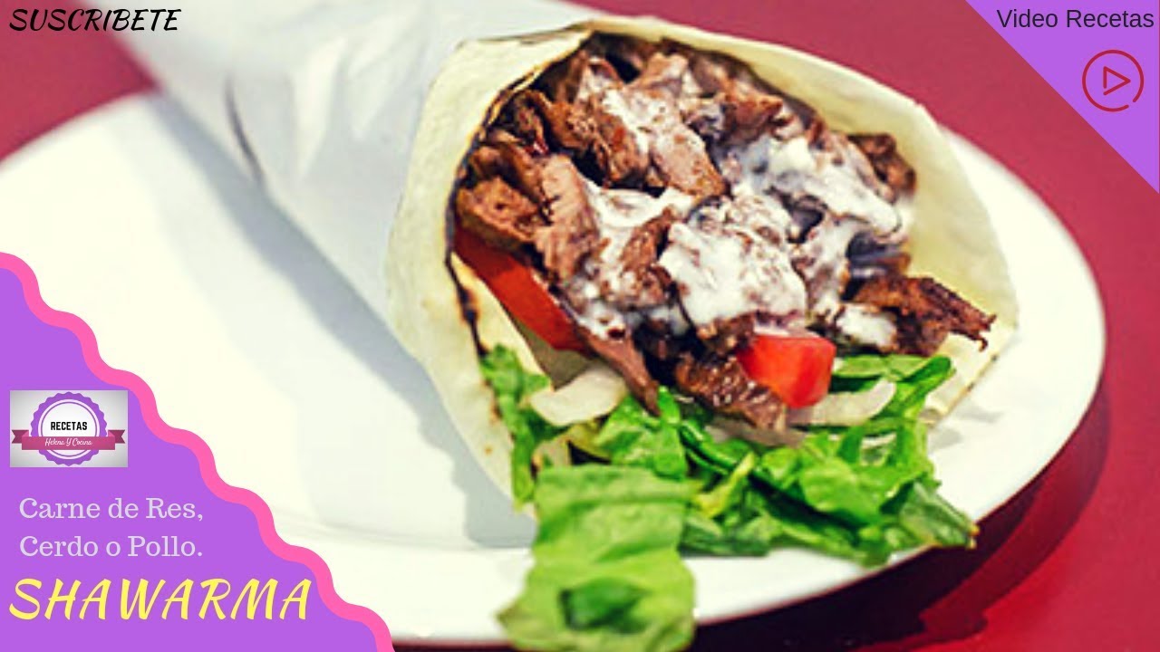 Shawarma / Recetas Arabes / Recetas Faciles - YouTube