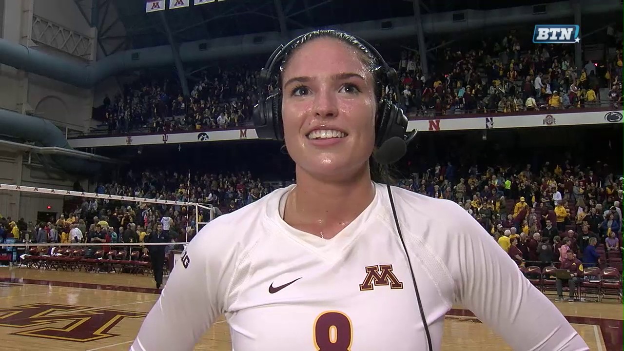 Sarah Wilhite Interview - Minnesota Volleyball - YouTube