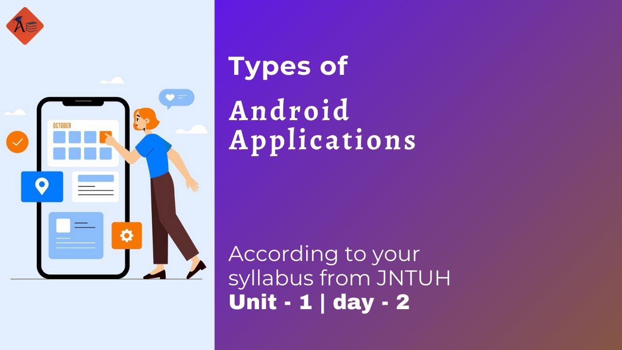 Types of Android Applications | MAD | Unit 1 | day 2 - YouTube