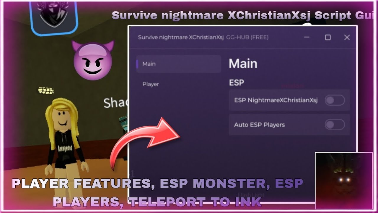 👁️Survive nightmare XChristianXsj Script💯 | Esp NightmareXChristianXsj ...